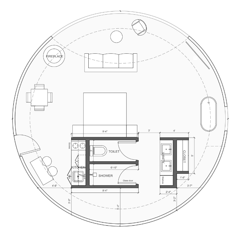 Dome sizes. Buy a geodesic dome kit.